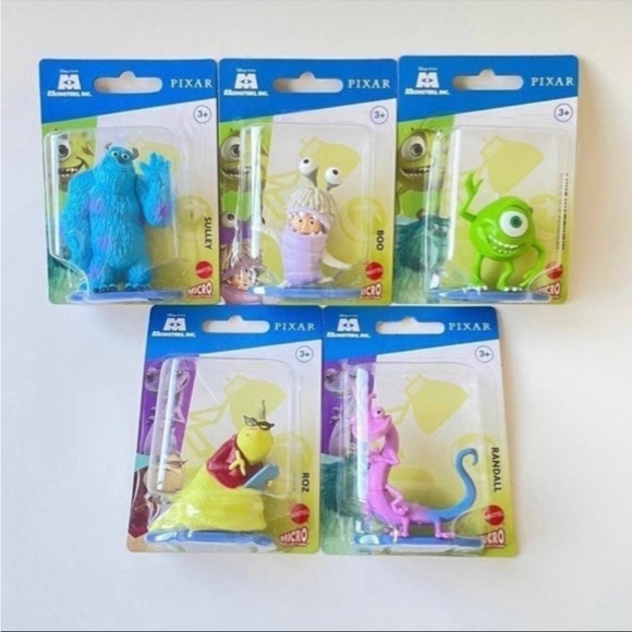 Disney | Toys | 5 Monsters Inc By Disney Pixar Mini Figures Collection ...